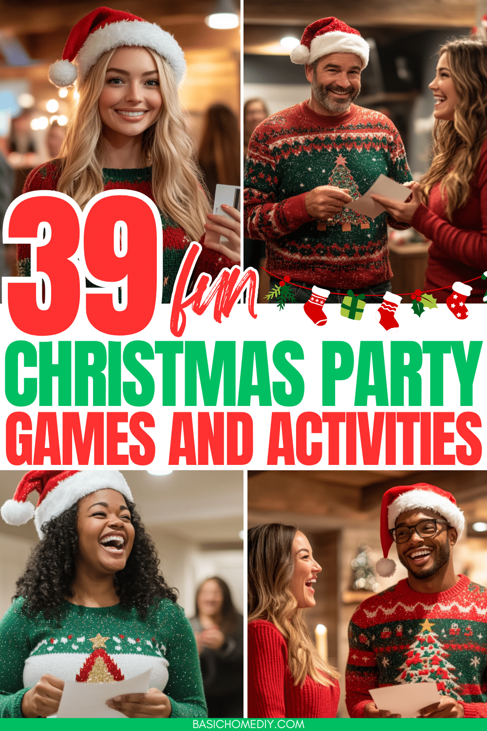 39 Fun Christmas Party Games and Activities to Play - Basic Home DIY