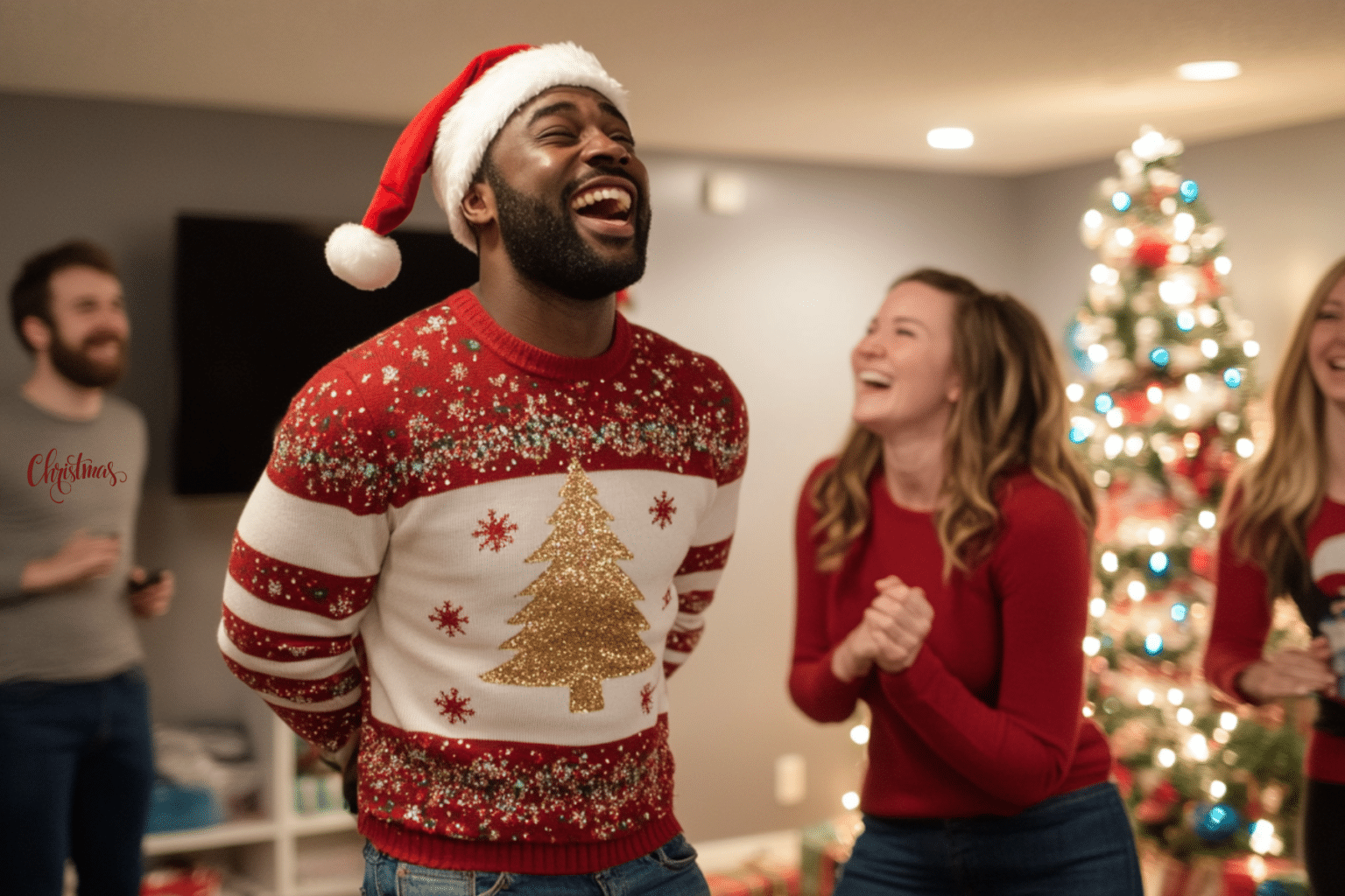33 Best Ugly Christmas Sweater Party Games and Activities - Basic Home DIY