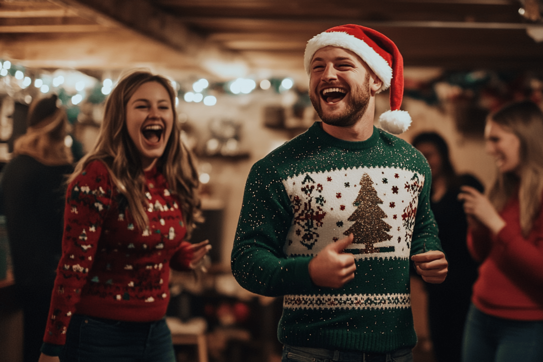 33 Best Ugly Christmas Sweater Party Games and Activities - Basic Home DIY