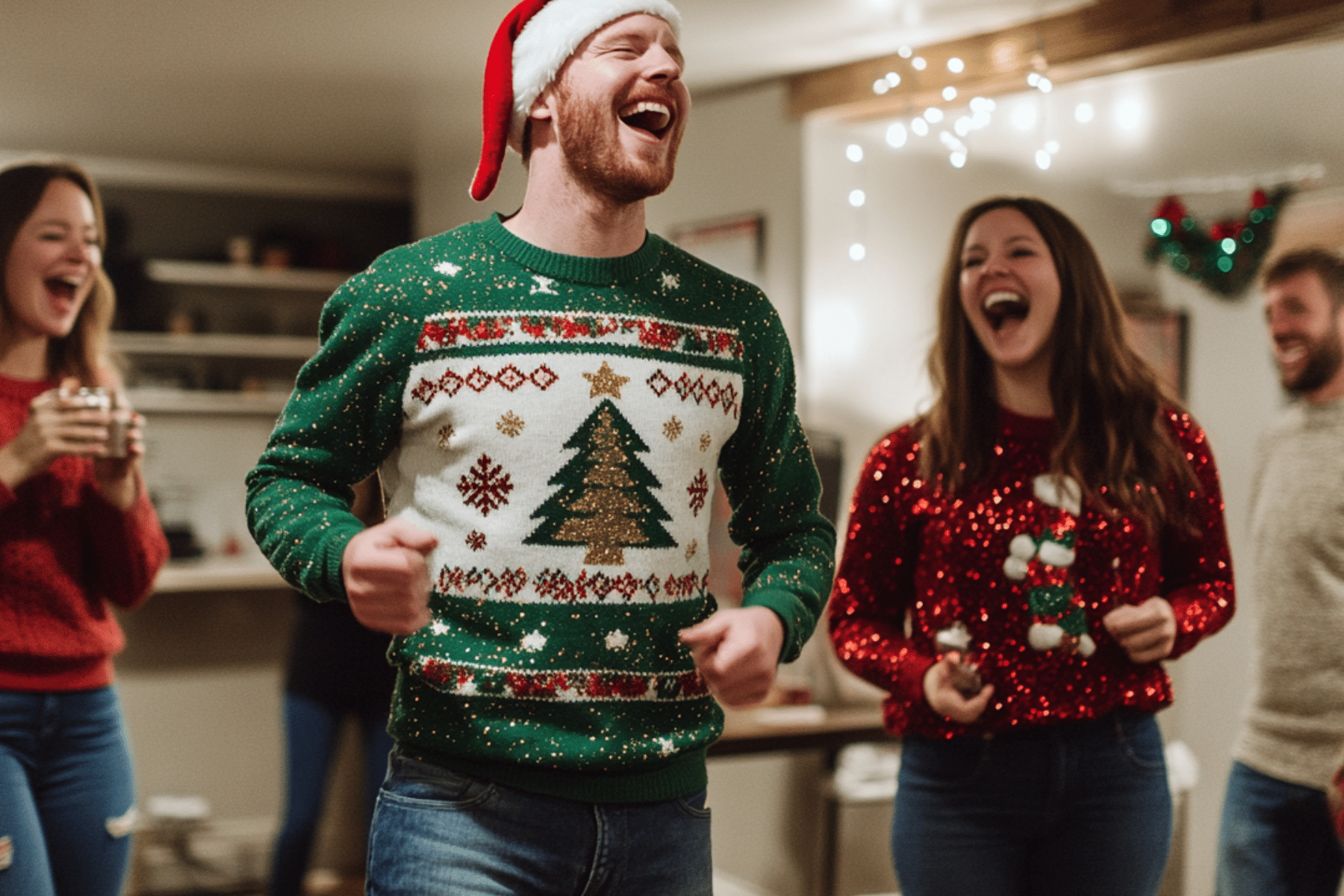 33 Best Ugly Christmas Sweater Party Games and Activities - Basic Home DIY
