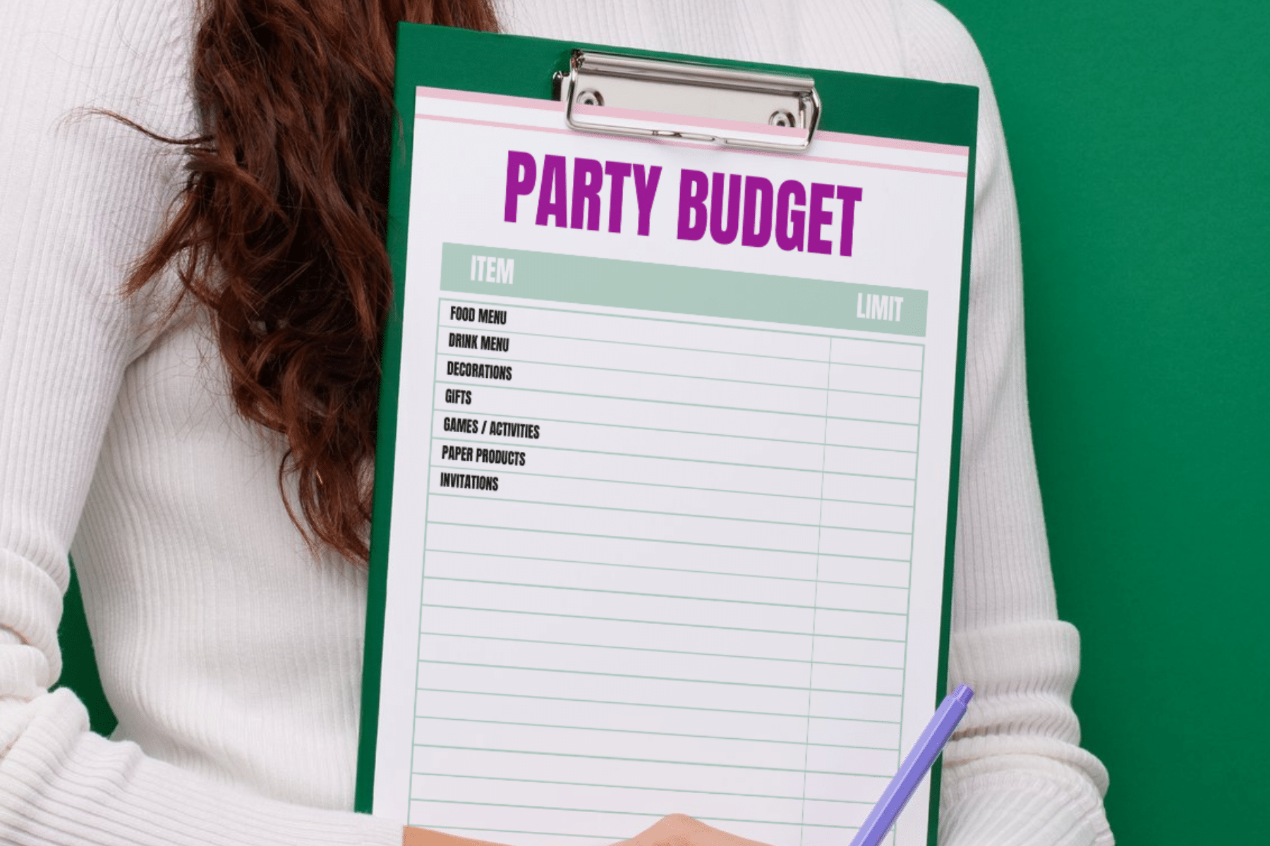 Free Printable Party Planner to Make Your Next Event a Success - Basic ...