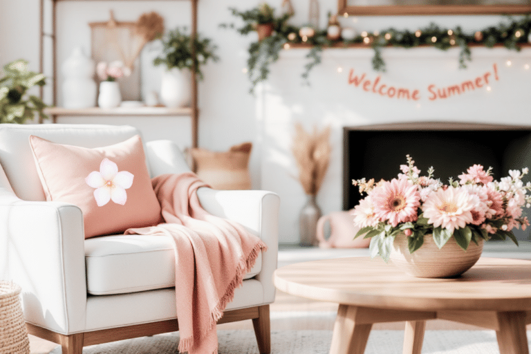 Simple Summer Home Decor Ideas to Brighten Your Space - Basic Home DIY