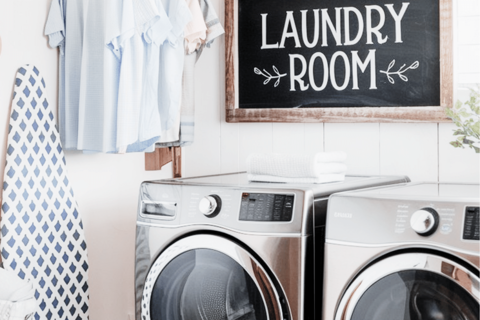 Laundry Room Ideas That Add Style and Function On a Budget - Basic Home DIY