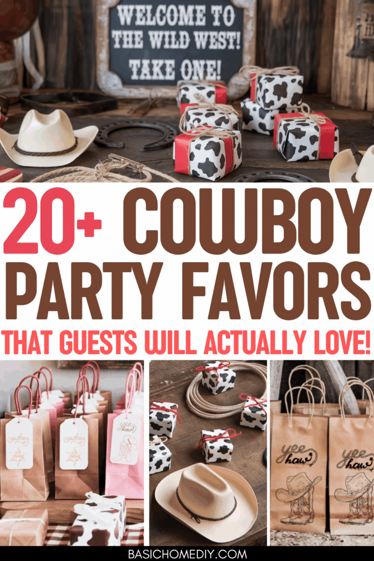 Unique Cowboy Party Favors That Guests of All Ages Will Love - Basic ...