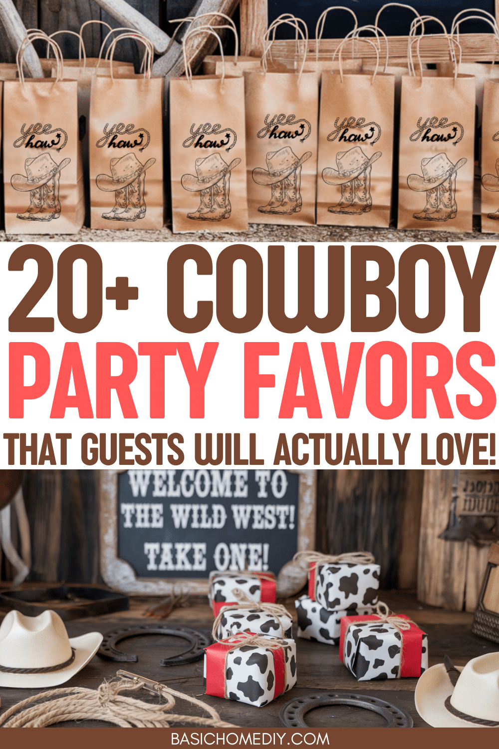 Unique Cowboy Party Favors That Guests of All Ages Will Love - Basic Home DIY