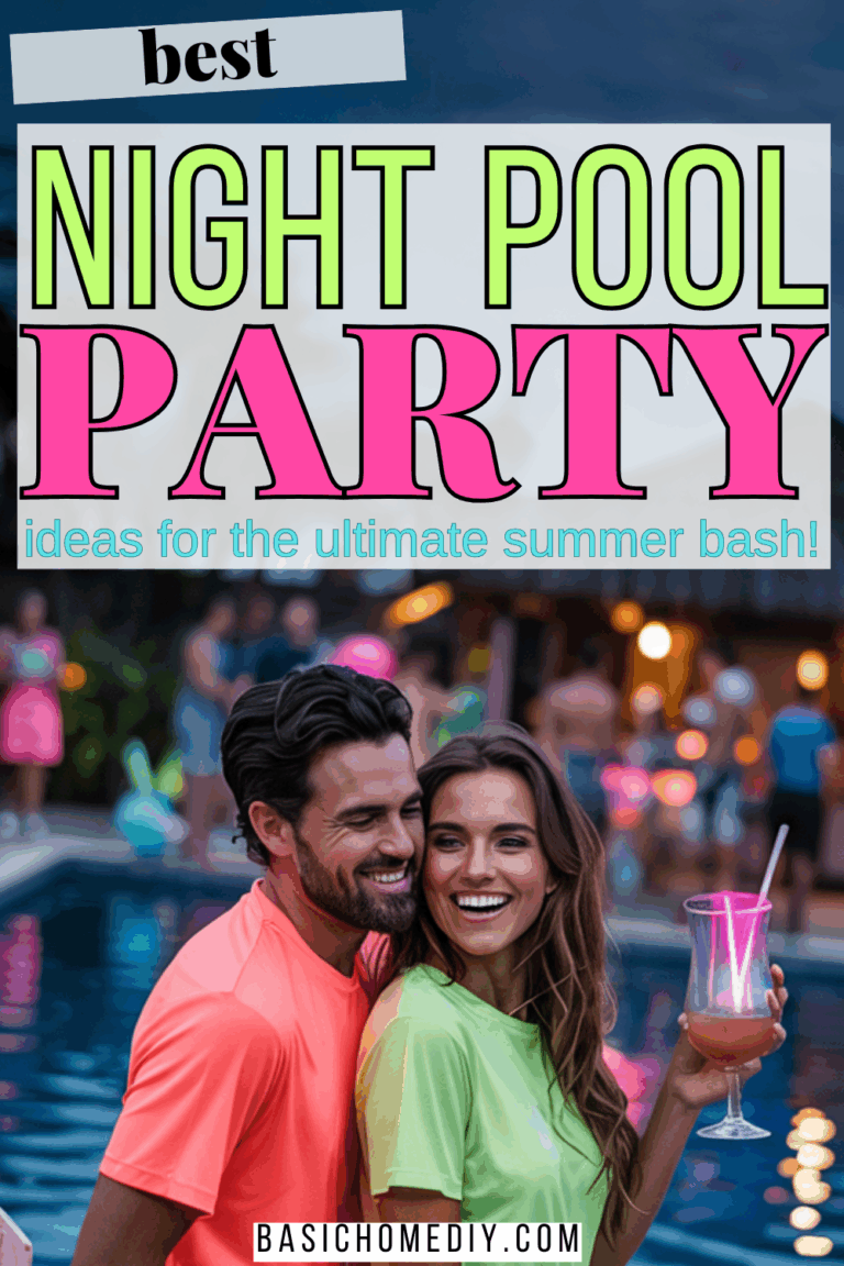 Fun Night Pool Party Summer Bash Ideas for All Ages - Basic Home DIY