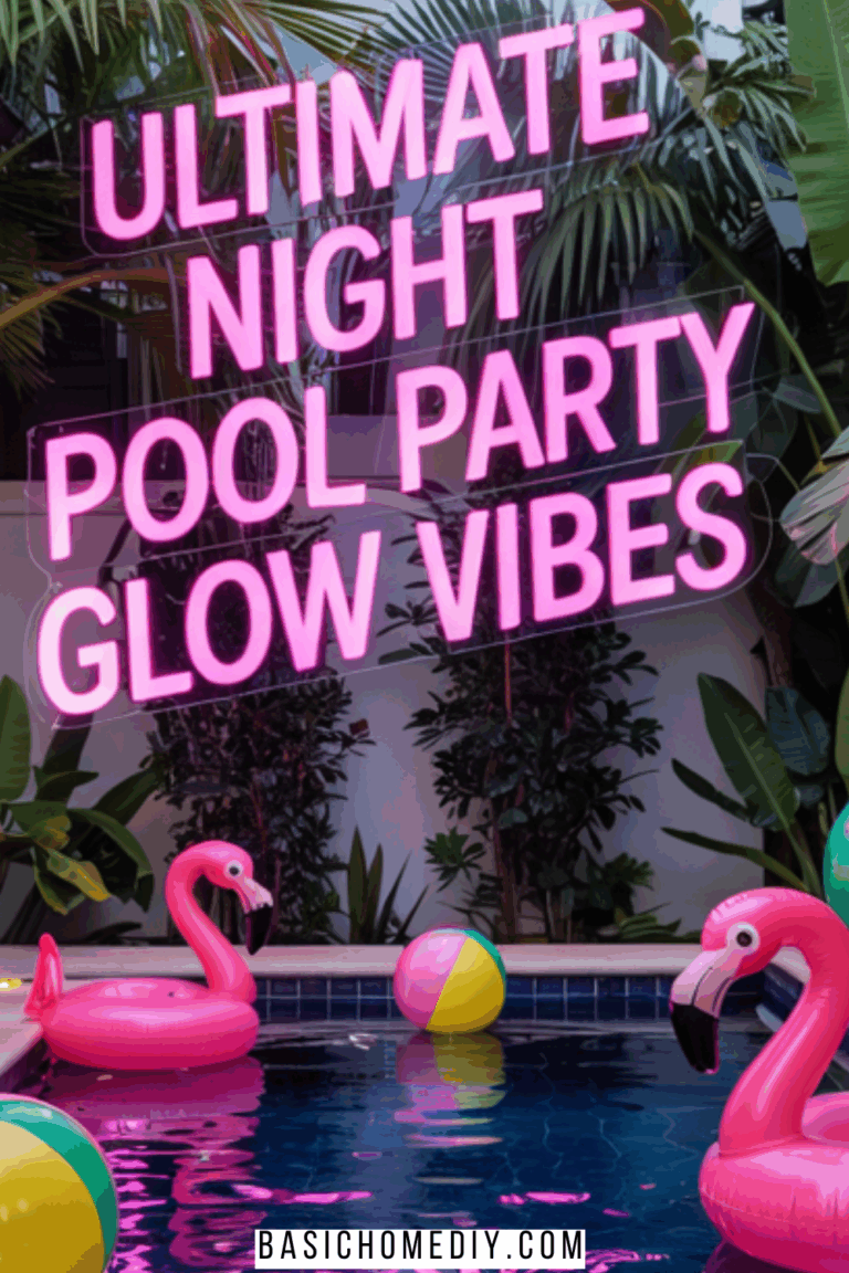 Fun Night Pool Party Summer Bash Ideas for All Ages - Basic Home DIY