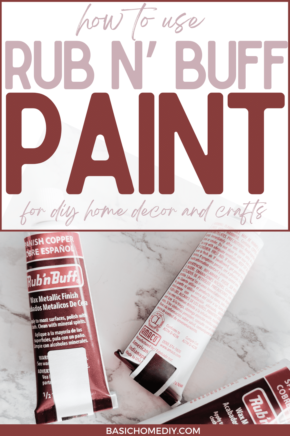How to Use Rub N' Buff Paint for DIY Home Decor and Craft Projects ...