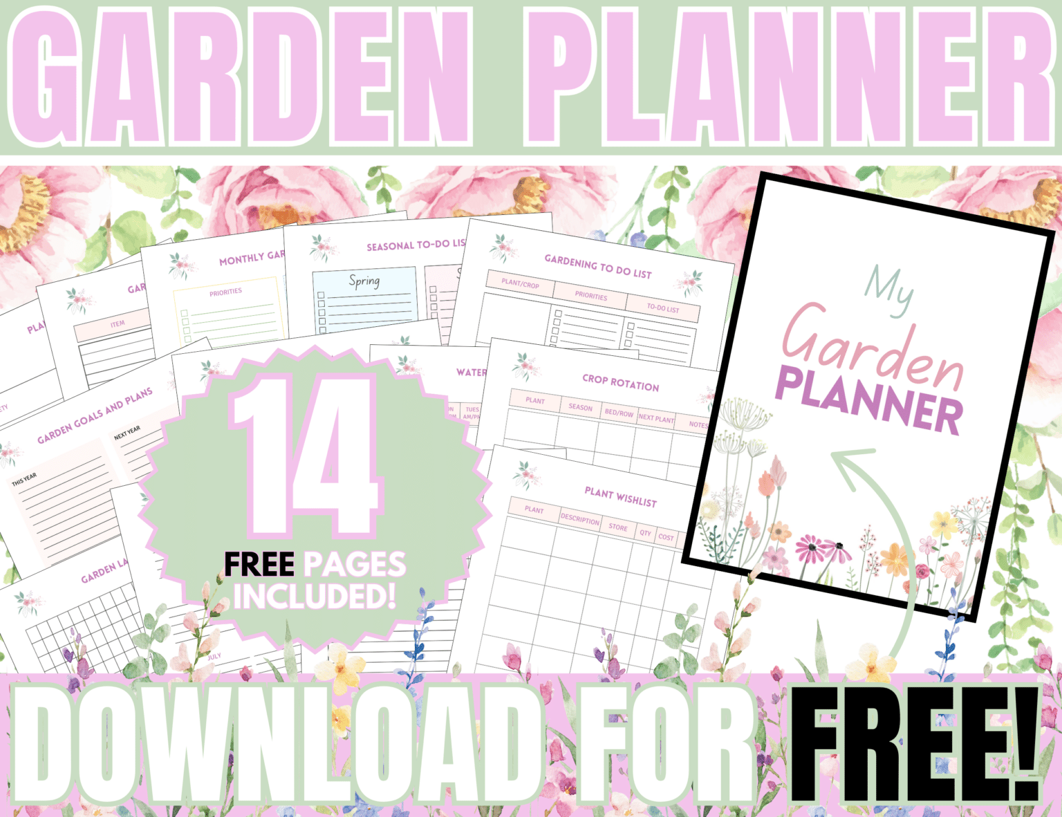 Free Printable Garden Planner for Your Best Growing Season Yet - Basic ...