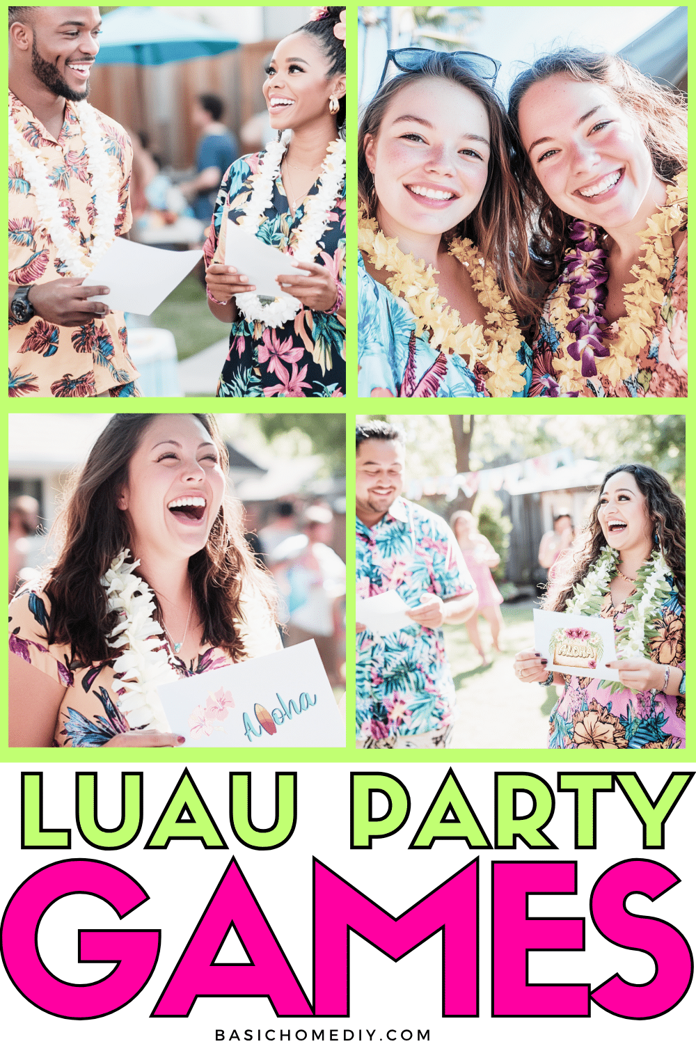 Fun Luau Party Games for Kids and Adults to Play in 2026 - Basic Home DIY