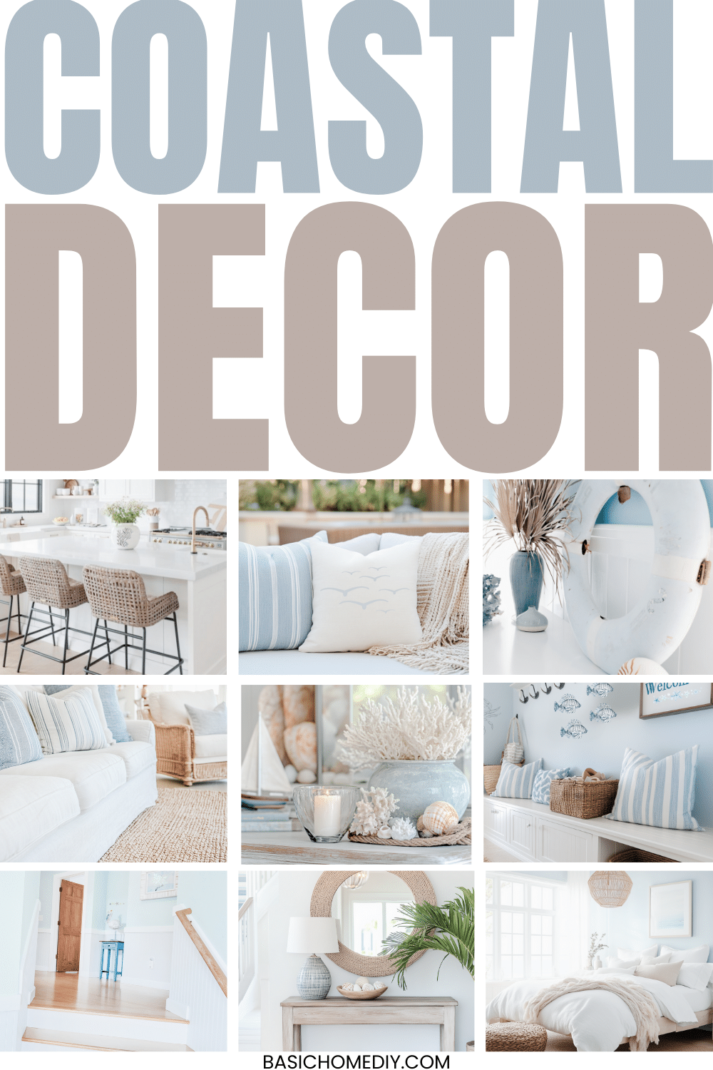 Coastal Decor: Easy Ideas for Modern, Farmhouse, Vintage and More for ...