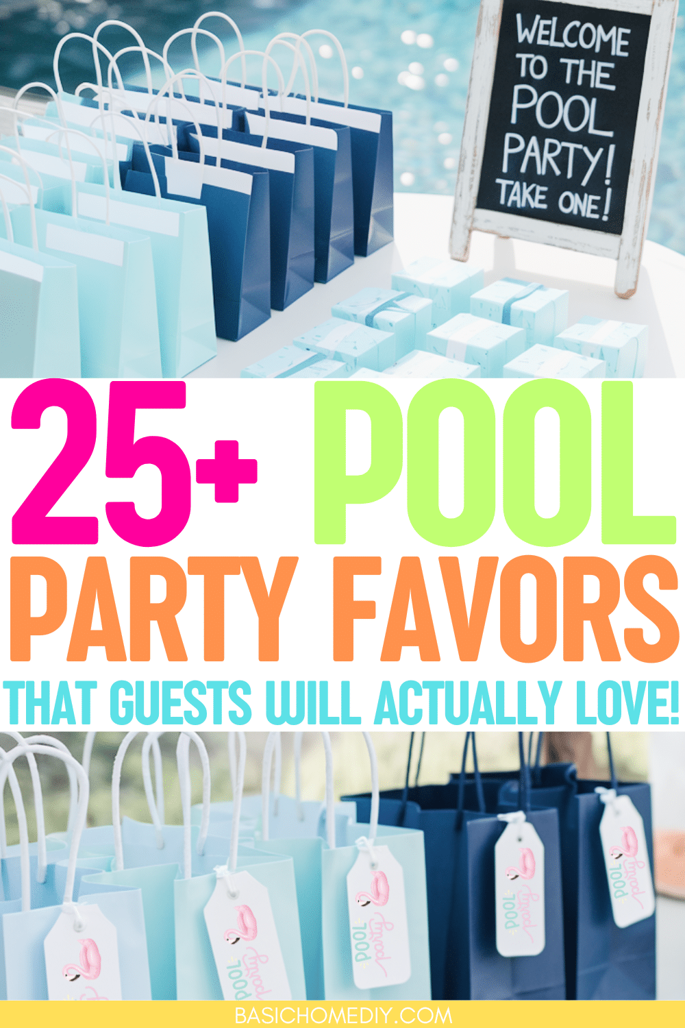 25+ Cute Pool Party Favors That Guests of All Ages Will Actually Love - Basic Home DIY