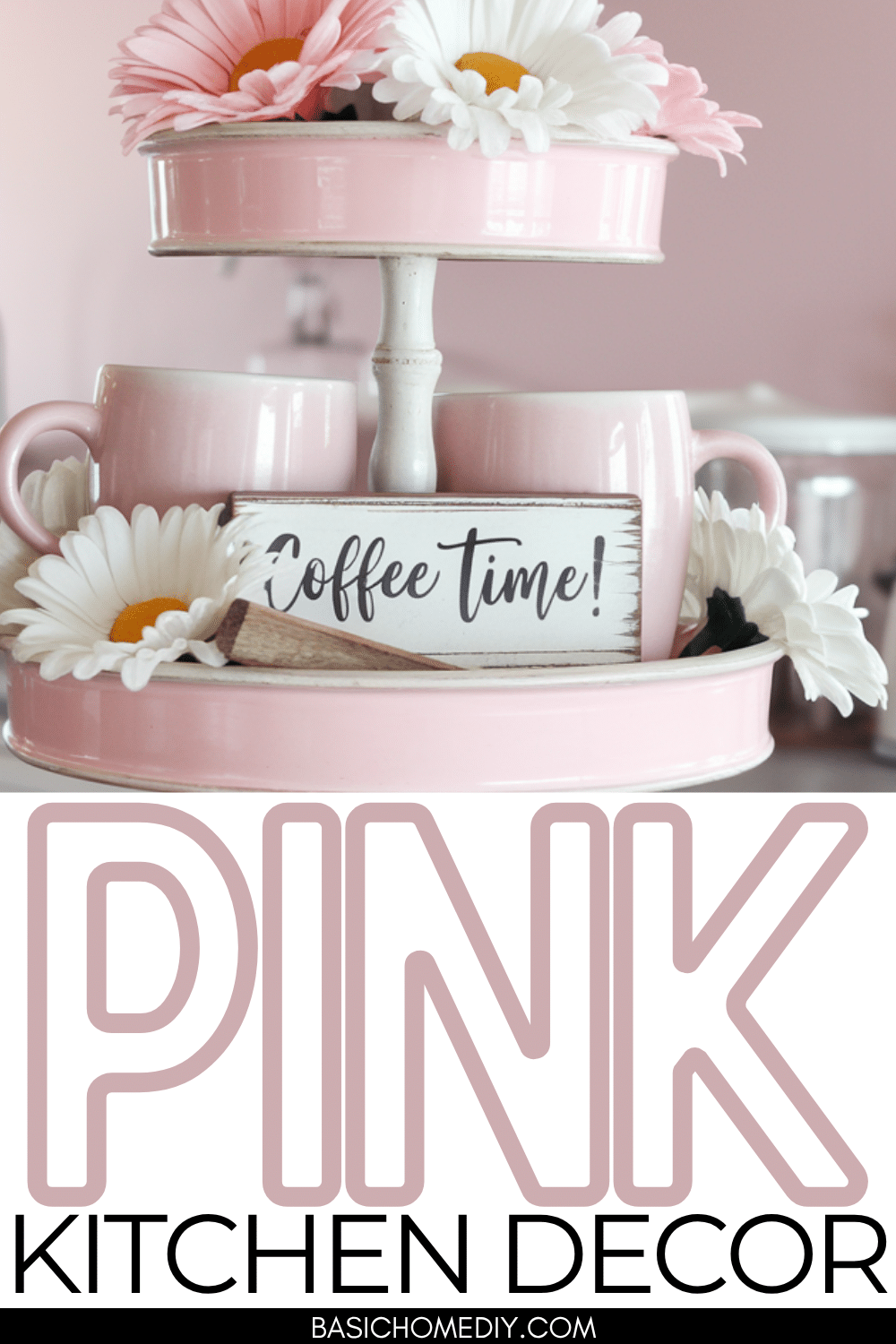 25+ Trending Pink Kitchen Decor Finds to Update Your Home - Basic Home DIY