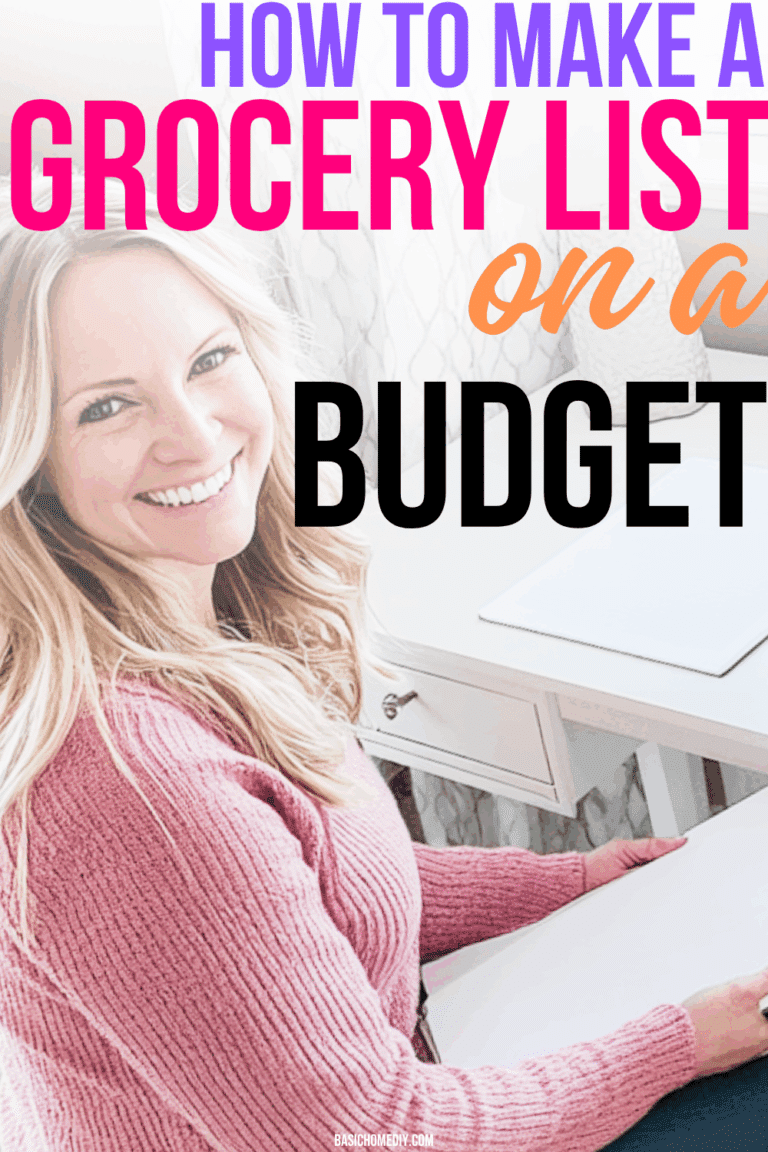 How to Make a Grocery List on a Budget To Save Money (2026) - Basic ...