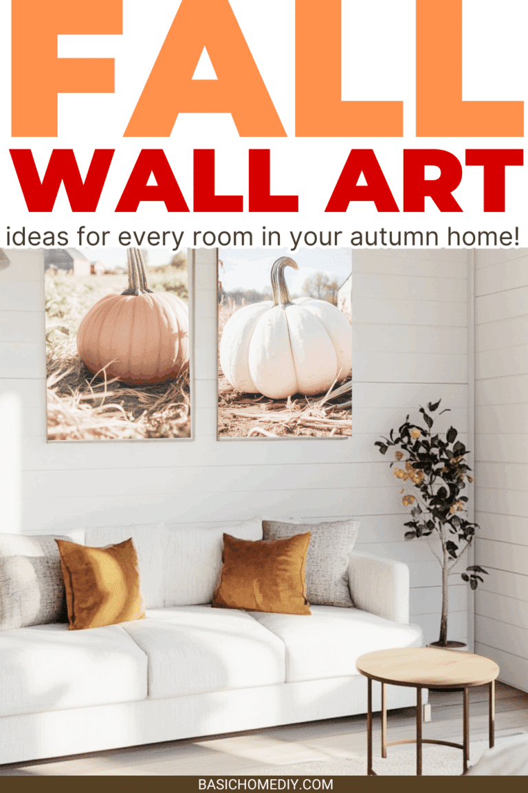 Unique Fall Wall Art for Every Room in the Home - Basic Home DIY
