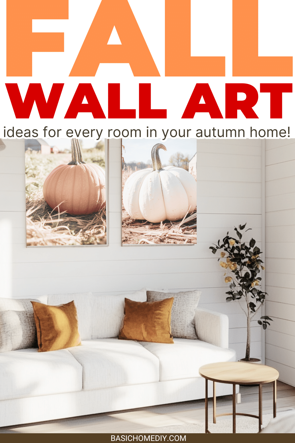 Unique Fall Wall Art for Every Room in the Home - Basic Home DIY
