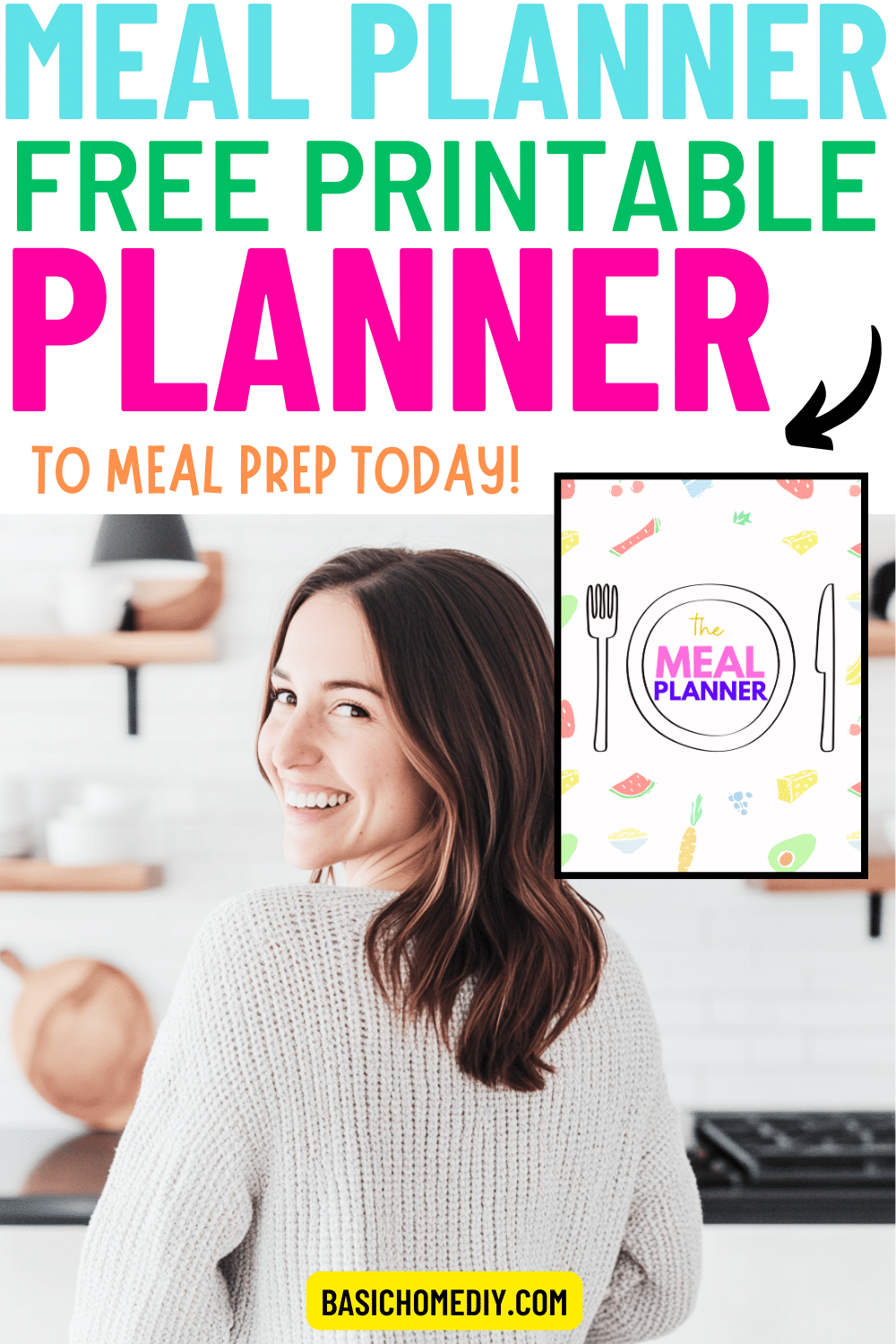 Meal Planner Free Printable That Turns Menu Planning Into a Quick, Easy ...