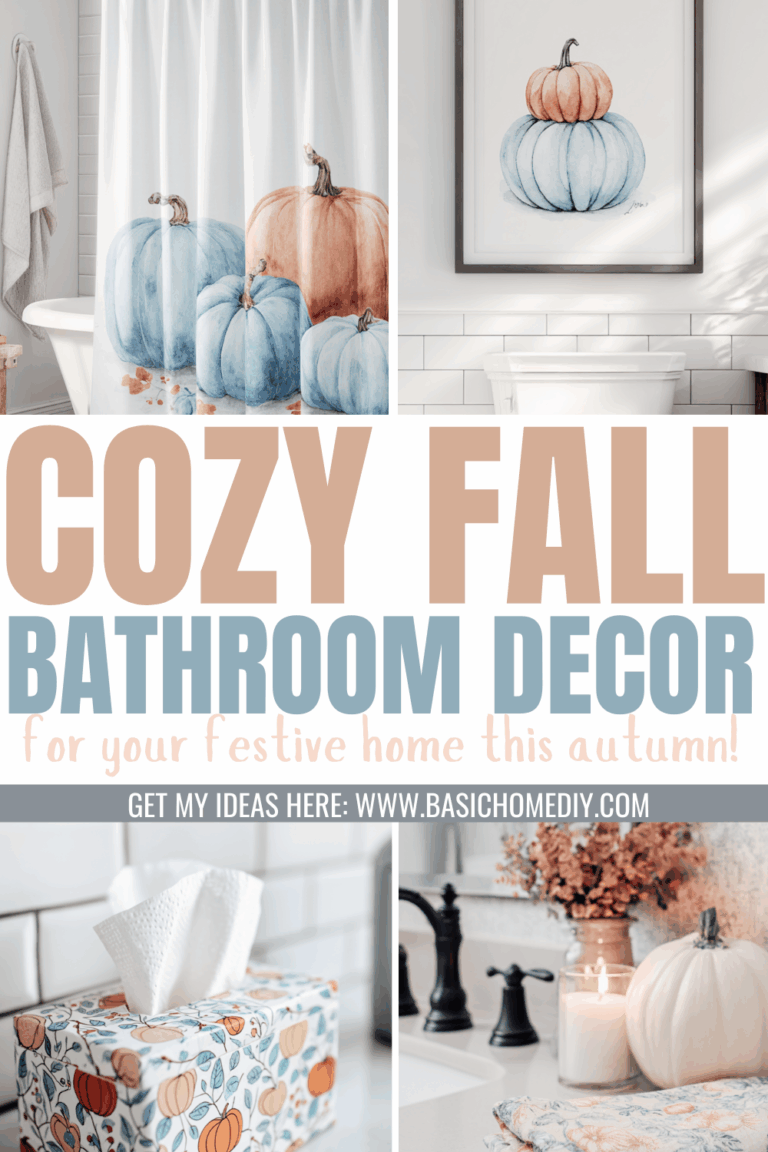 25+ Simple & Cozy Fall Bathroom Decor For Your Festive Home - Basic ...