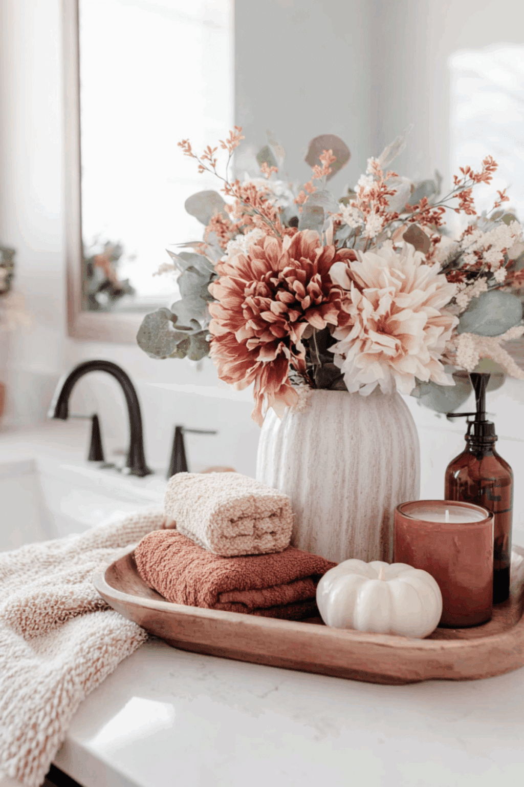 25+ Simple & Cozy Fall Bathroom Decor For Your Festive Home - Basic ...