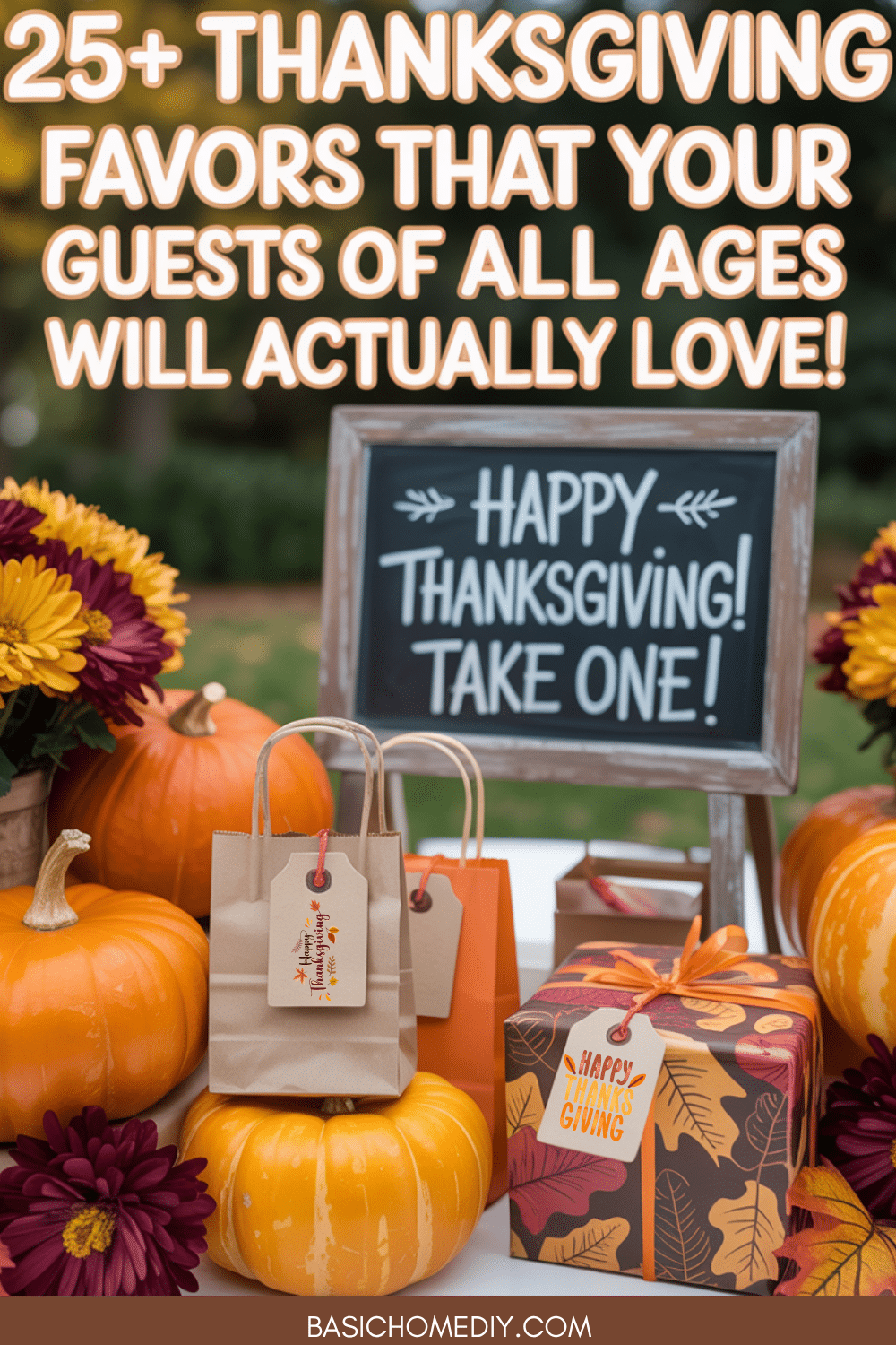 25+ Thanksgiving Favors That Your Guests Will Actually Love - Basic ...