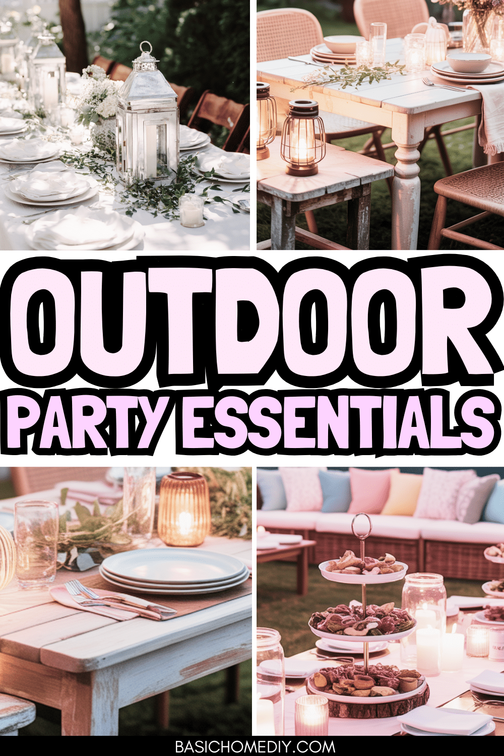 Outdoor Party Essentials for an Easy, Relaxed, Fun Event - Basic Home DIY